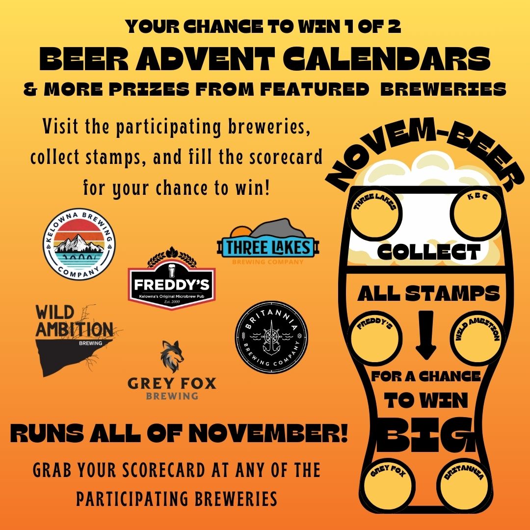 Novem-beer Passport - ALL NOVEMBER | Three Lakes Brewing